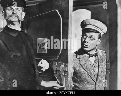 Heinz Rühmann as Johannes Pfeiffer in 'Die Feuerzangenbowle', directed ...