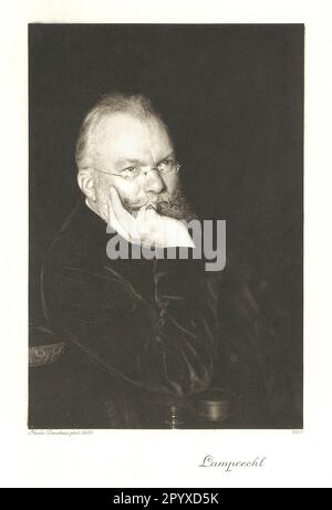 Karl Lamprecht (1856-1915), German historian. Photograph by Nicola ...