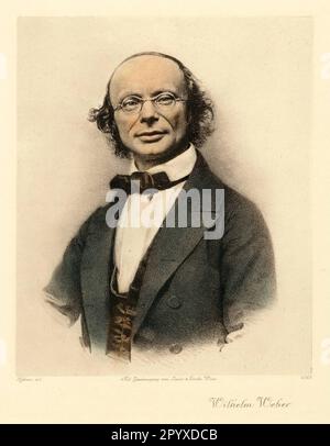 Portrait of Wilhelm Eduard Weber (1804-1891) a German physicist and ...