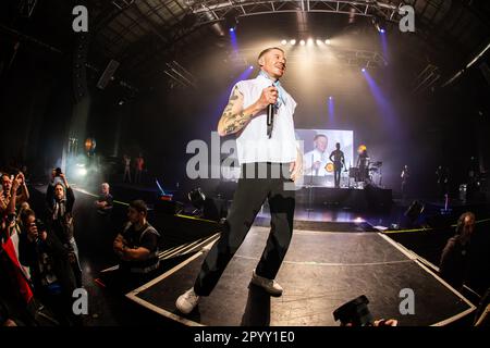 Milan Italy. 03 May 2023. The American rapper MACKLEMORE performs live ...