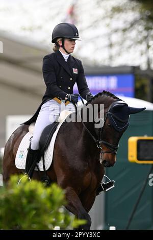 Felicity Collins of Great Britain with RSH Contend Or during the ...