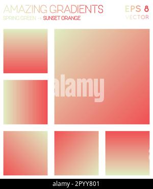 Colorful gradients in sunset orange and black color tones. Admirable ...