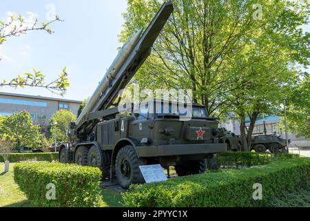 Soviet ballistic missile of the 80-th Stock Photo - Alamy