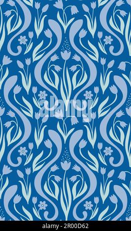 William Morris patterned background vector Stock Vector Image & Art - Alamy