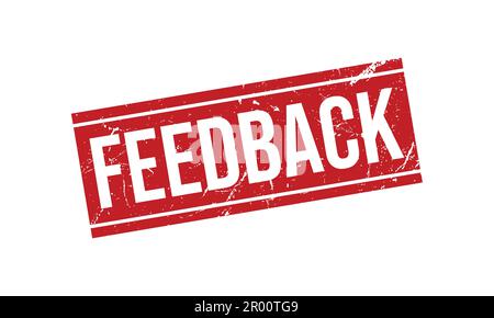 Grunge red feedback word rubber seal stamp on white background Stock Vector Image & Art - Alamy