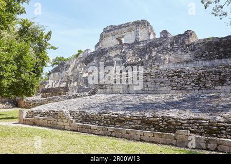 The Overlooked Mayan Ruins of Becan in Southern Campeche, Mexico Stock ...