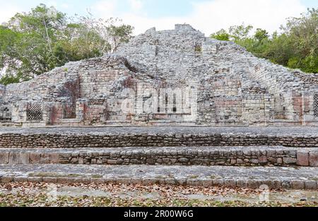 The Overlooked Mayan Ruins of Becan in Southern Campeche, Mexico Stock ...