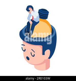 Idea and no idea concept. Light bulb vector icon. Bright idea symbol ...