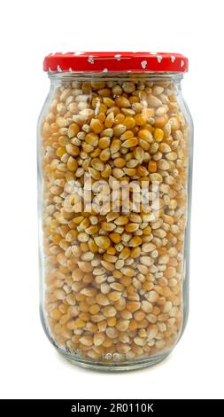 corn kernels in the jar Stock Photo - Alamy