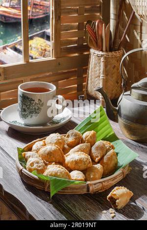 Curry Puff Mini or Malay called Karipap Mini Stock Photo - Alamy