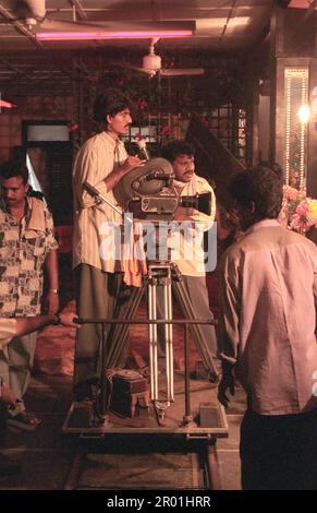 a camera men at the Film Studios of Bollywood in the city centre of ...