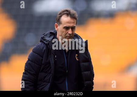Julen Lopetegui manager of Wolverhampton Wanderers arrives ahead of the ...