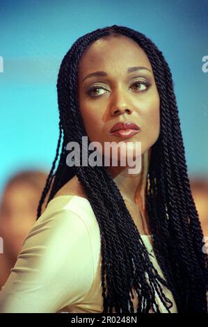 Milan Italy 1994-07-28 : Amii Stewart guest at Superclassifica Mediaset ...