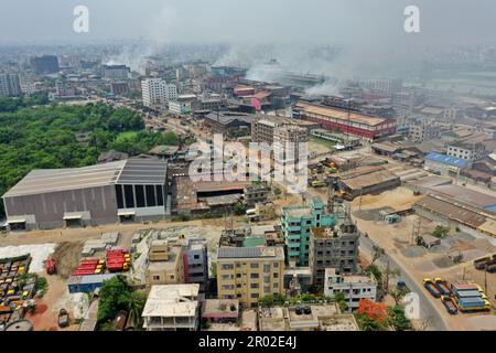 Dhaka, Bangladesh - May 06, 2023: Based Steel and Re-rolling Mills at ...