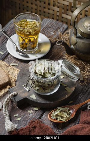Senna herbal tea leaf Stock Photo - Alamy