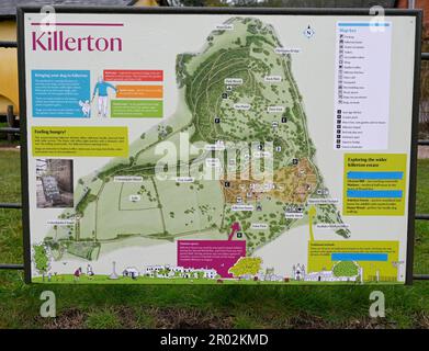 Killerton House, an 18th-century house at Broadclyst, Exeter, Devon ...