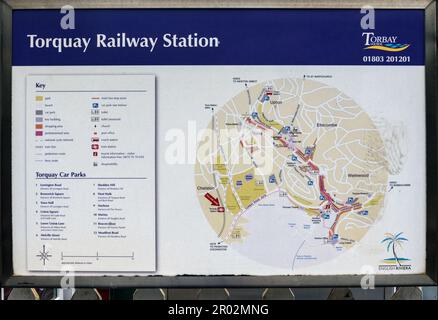 Torquay Railway Station, Torquay, Cornwall, England, UK Stock Photo - Alamy