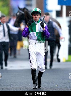 Jockey Kieran Shoemark prior to competing in the Howden Palace House ...