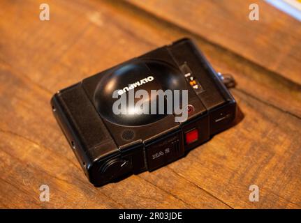 Olympus XA2 compact 35mm film camera (1980-1985 Stock Photo - Alamy