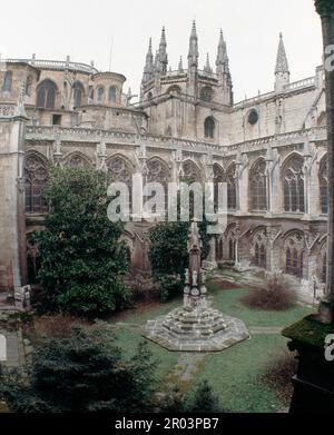 CLAUSTRO. Location: CATEDRAL-INTERIOR. BURGOS. SPAIN Stock Photo - Alamy