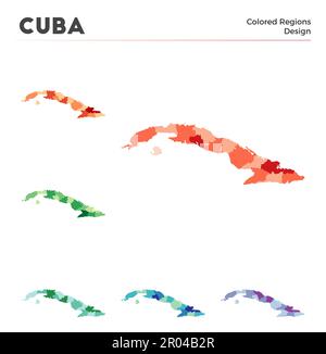 Cuba map. Borders of Cuba for your infographic. Vector country shape ...