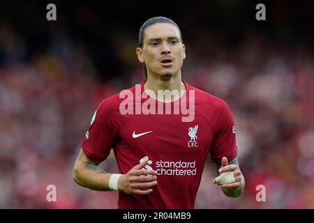 Darwin Núñez #27 of Liverpool during the Carabao Cup Fourth Round match ...