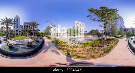 360° view of Coral Gables Miami, FL, USA - May 6, 2023: : 360 VR ...
