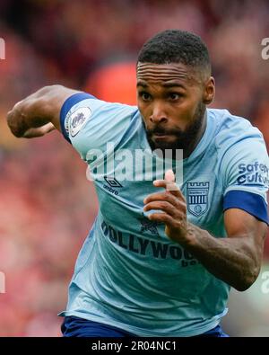 Rico Henry of Brentford during the Premier League match Chelsea vs ...