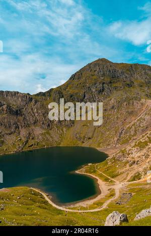 Snowdon is of volcanic origin and it is the highest mountain in Wales ...