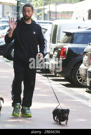 Milan, En. 06th May, 2023. Nina Zilli and her partner Daniele Lazzarin ...