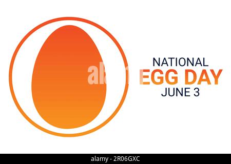 World Egg Day. June 3. Holiday concept. Template for background, banner ...