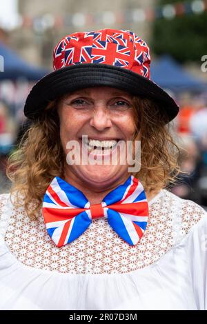 Alcester, Warwickshire, UK. 7th May, 2023. Alcester was the scene of a ...