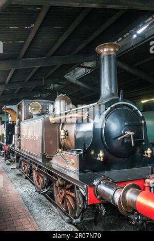 Detail of a historic stationary steam engine Stock Photo - Alamy