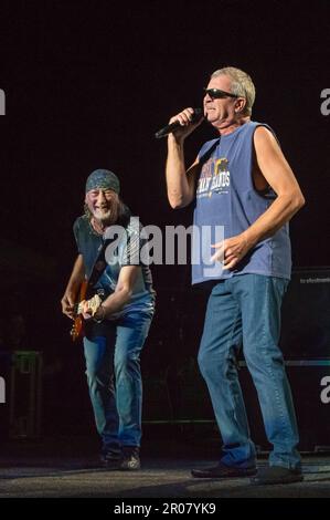 Deep Purple vocalist, Ian Gillan performs. Deep purple band performs at ...