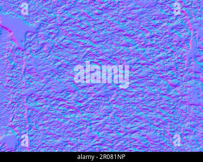 Normal map basalt, Normal mapping basalt Stock Photo - Alamy
