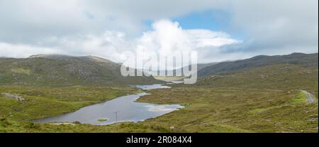 Mountain View to Lochannan Lacasdail, Harris, Isle of Harris, Hebrides ...