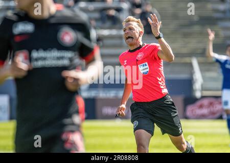 Lyngby, Denmark. 07th May, 2023. Goalkeeper Mads Kikkenborg (16) of ...