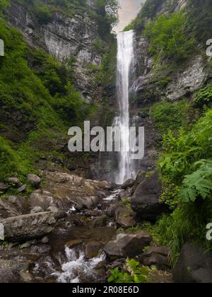 Famous Maral waterfall in Macarel valley. Karcal mountains. UNESCO's ...