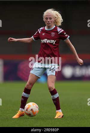 Grace Fisk of West Ham United WFC during Barclays FA Women's Super ...