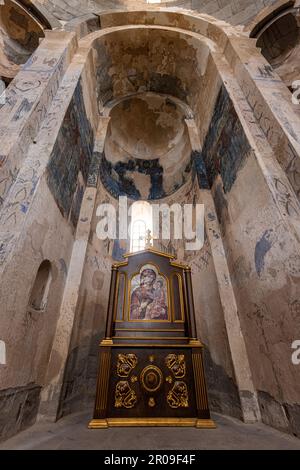 Van, Turkey - March 3, 2023; Interior of Armenian Cathedral Church of ...