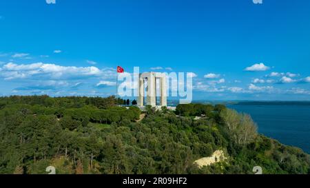 Martyrs Monument, representative cemeteries drone shot. Cemetery of ...