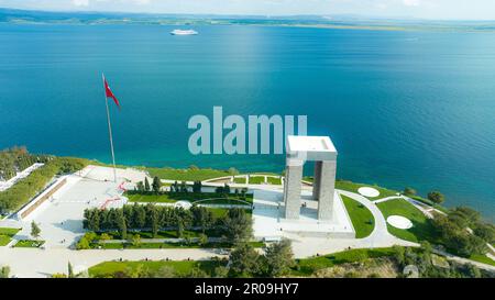 Martyrs Monument, representative cemeteries drone shot. Cemetery of ...