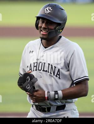 Lexington, KY, USA. 5th May, 2023. Michael Braswell reacts to a strike ...