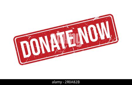 Donate Now Rubber Stamp. Donate Now Grunge Stamp Seal Vector ...