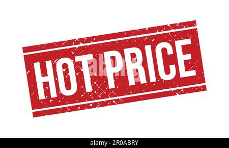 Hot Price Rubber Stamp. Red Hot Price Rubber Grunge Stamp Seal Vector ...