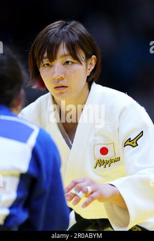 Doha, Qatar, 7 May 2023. Natsumi Tsunoda of Japan posing with gold ...