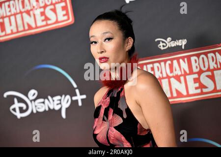 Nadya Okamoto attends the premiere of the Disney+ original series ...