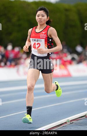 Nobeoka Women's 5000m A at Nishishina Athletic Field, Miyazaki, Japan. 4th May, 2019. Risa ...