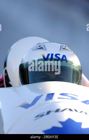 Helen Upperton und Heather Moyse, CAN, Aktion am Start.2er Bob Weltcup ...