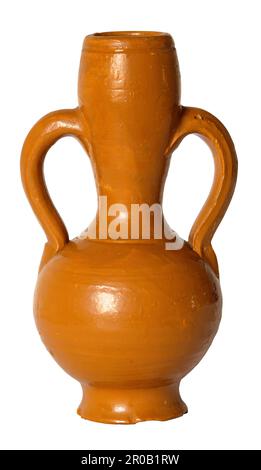 Amphora, classical Roman amphora from north Africa, isolated on white ...